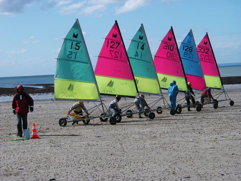 Char à voile en Normandie